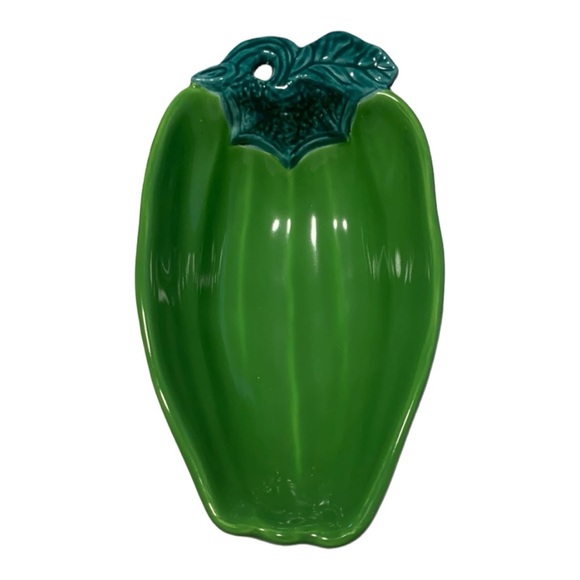 Accents | Vintage Green Bell Pepper Serving Bowl Japanese Ceramics ...
